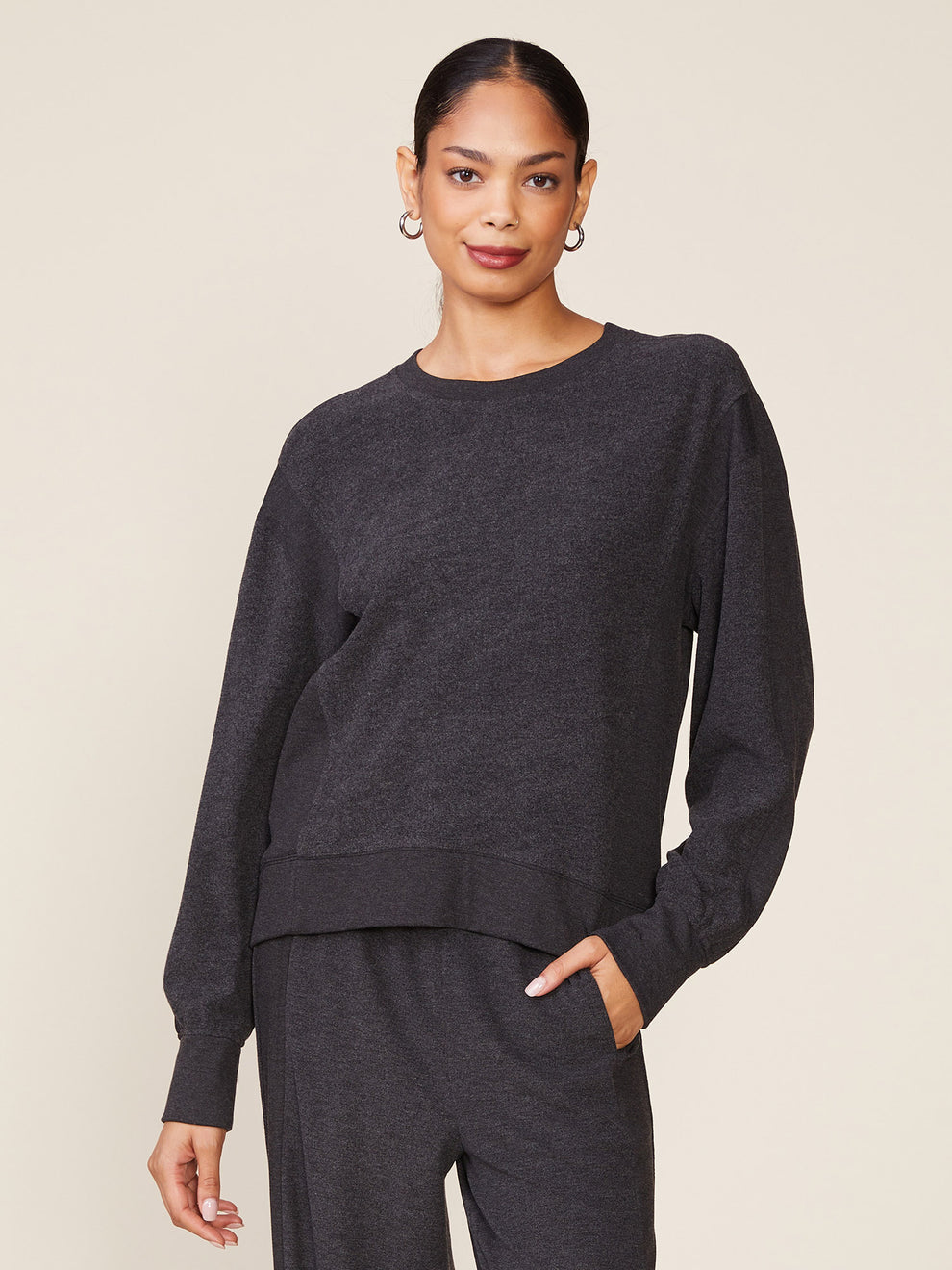 Duet Contrast Inset Pullover | ANTHEM the label